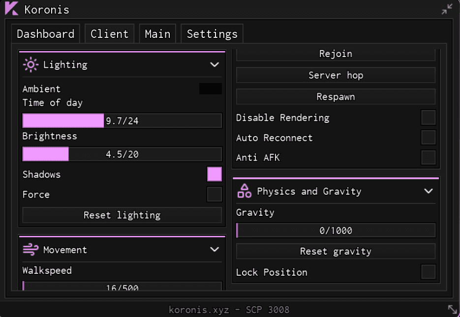 3008 [2.73] Koronis Script | Fly Hack, ESP | Script Hub